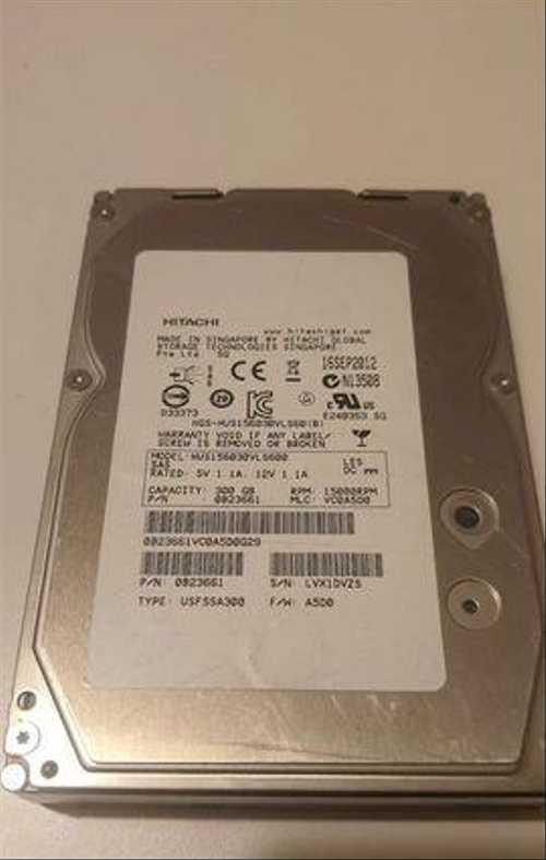 HDD Hitachi 300Gb 15000rpm hus156030vls600