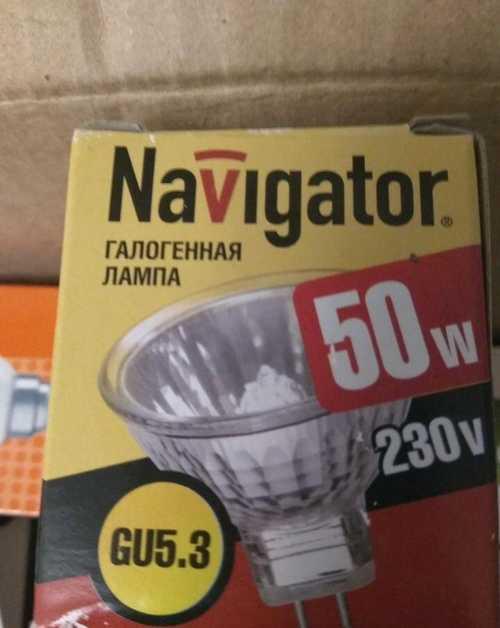 Лампы галогенные Navigator GU5.3 50W