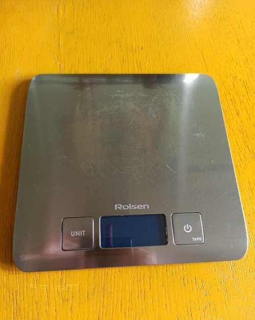 Весы кухонные Rolsen KS-2916, электронные, до 5 кг