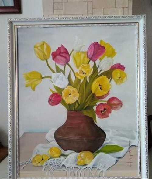 Картина "тюльпаны"