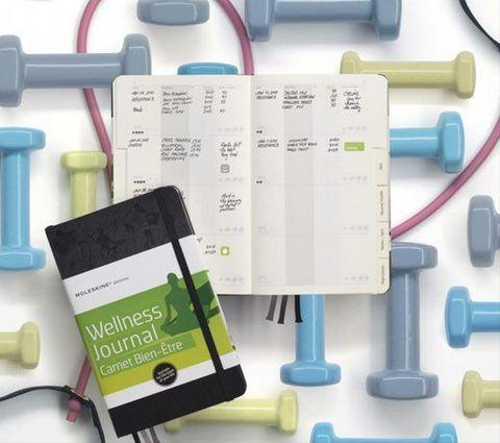 Блокнот фитнес Moleskine Wellness Journal
