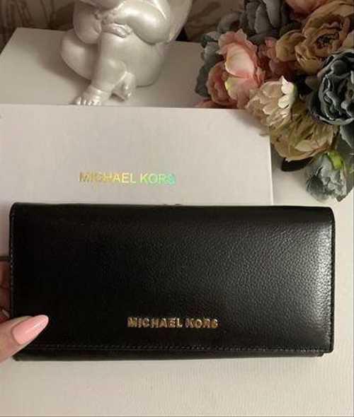 Кошелёк клатч бренд нат кожа Kors, Zilli