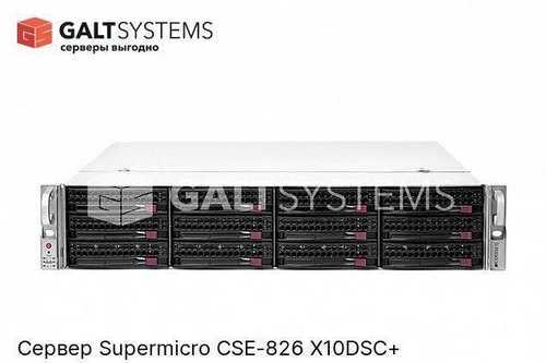 Сервер Supermicro CSE-826 X10DSC+ 1xE5-2687Wv3 8GB