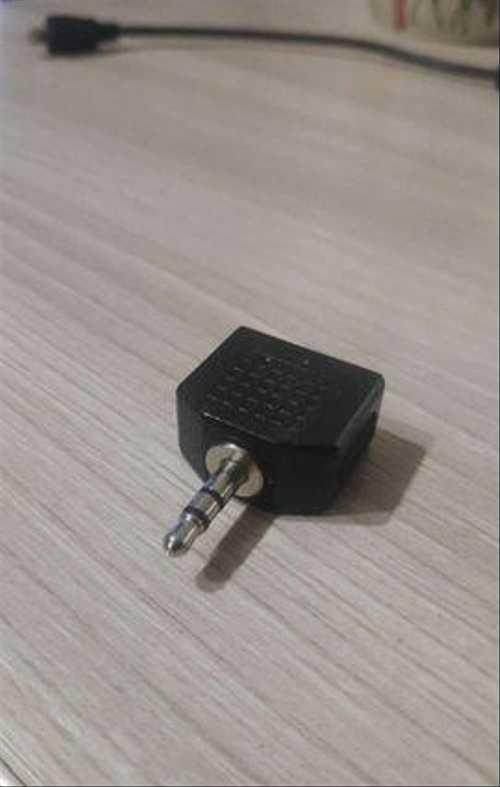 Разветвитель 3.5 mm jack x2