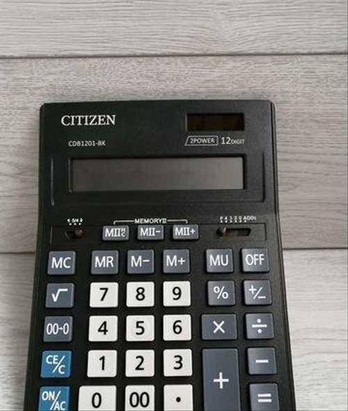 Калькулятор citizen, новый