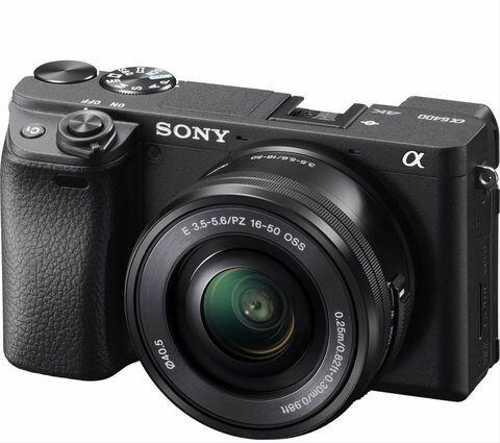 Фотоаппарат Sony Alpha ilce-6400 Kit 16-50mm Black