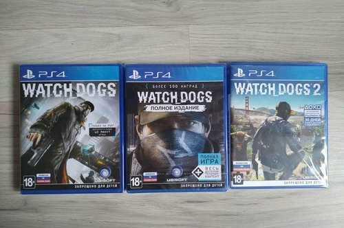 Диски серии Watch Dogs для PS4
