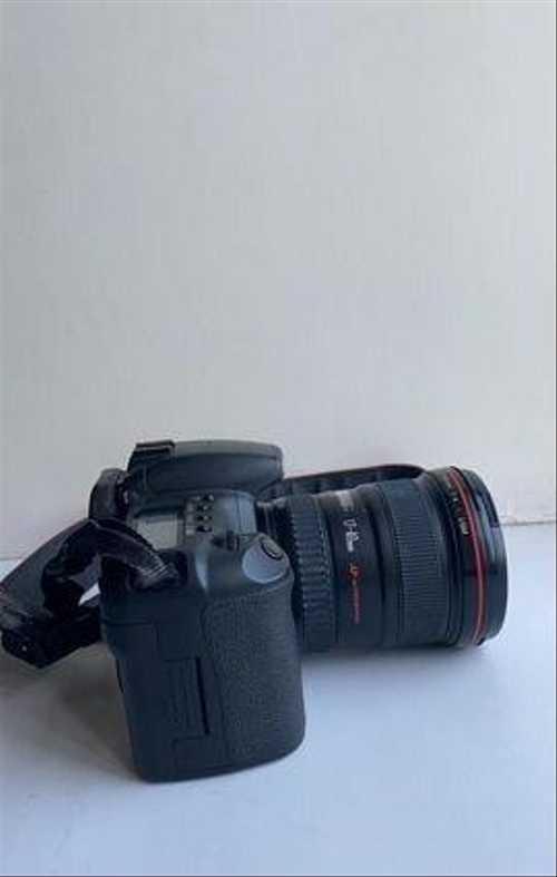 Объектив canon 17-40 L с фотоаппаратом Canon 20D