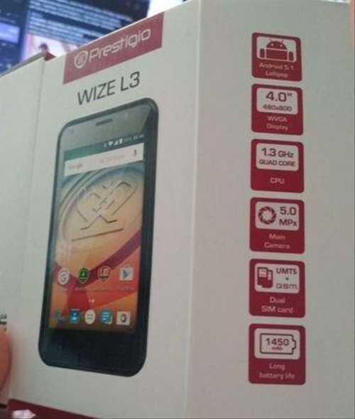 Смартфон Prestigio Wize L3