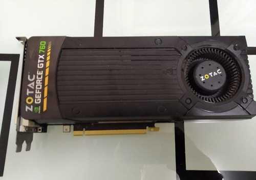 Видеокарта Zotac GTX 760 GTX 2Gb