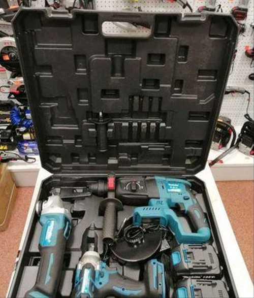 Перфоратор+Гайковерт+Болгарка Makita