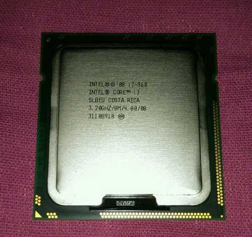 CPU i7-960 (LGA1366, 3.2GHz, 4Cores, L3 8Mb)