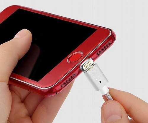 Магнитный дата-кабель micro-USB и Lightning iPhone