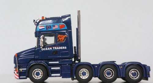 1/50 тягач Scania T 8x4 Ocean Traders WSI очредкий