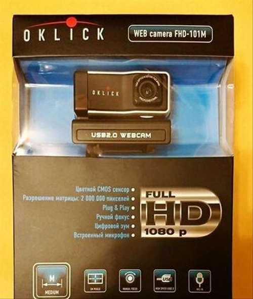 Веб-камера Oklick FHD-101M