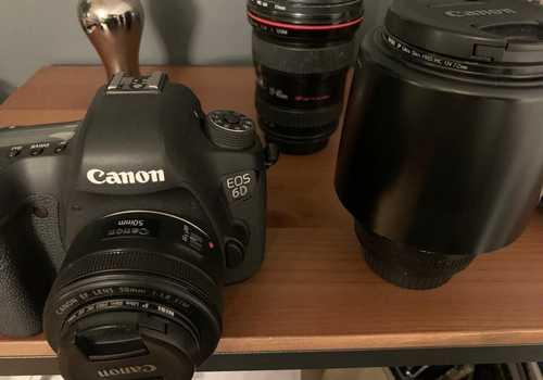 Canon D60 + 3 lens