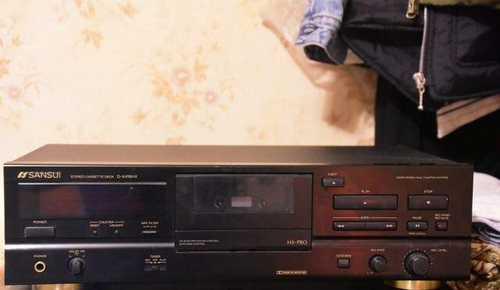 Кассетная дека sansui D-X419HX