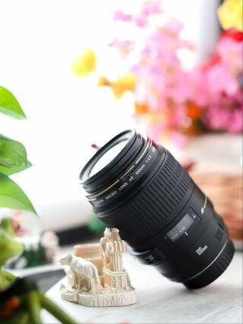 Canon EF 100mm f/2.8 Macro USM (162) Коробка