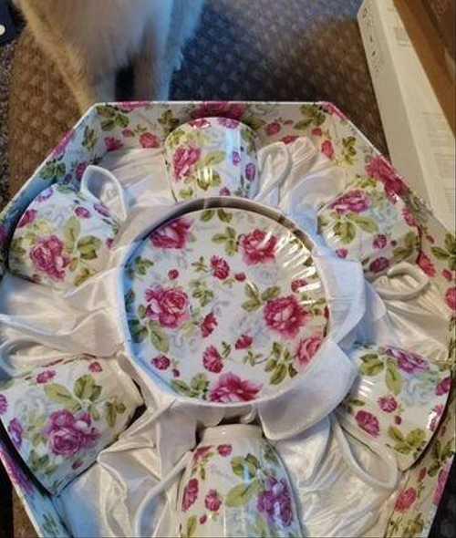 Сервиз чайный Super Kristal новый