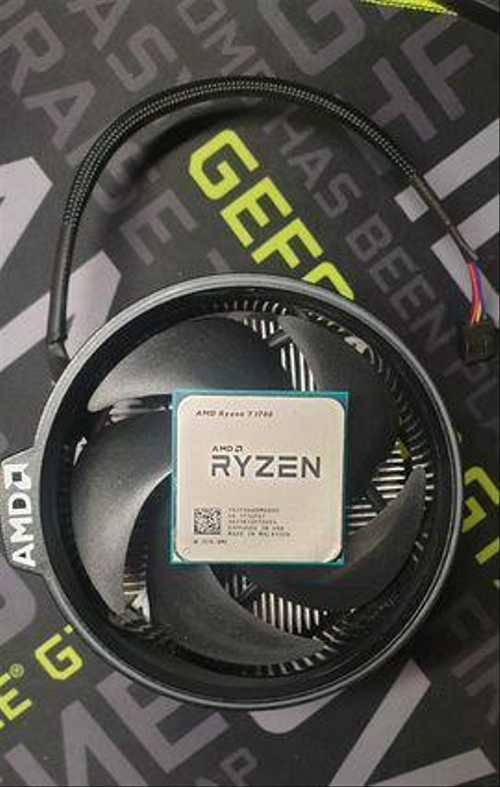 Процессор ryzen 7 1700 с боксовым кулером
