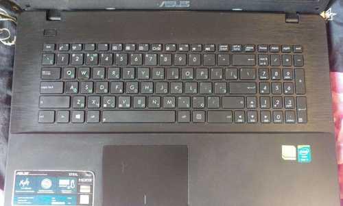Топкейс с клавиатурой asus X751 черный Б/У