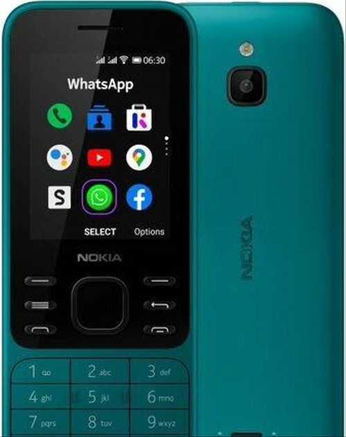 Nokia 6300 4G бирюзовый (Зеленый)