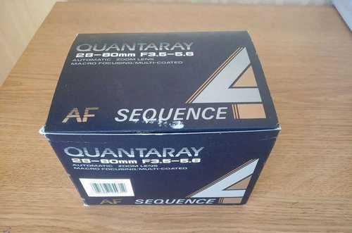 Объектив штатный quantaray 28-80 mm