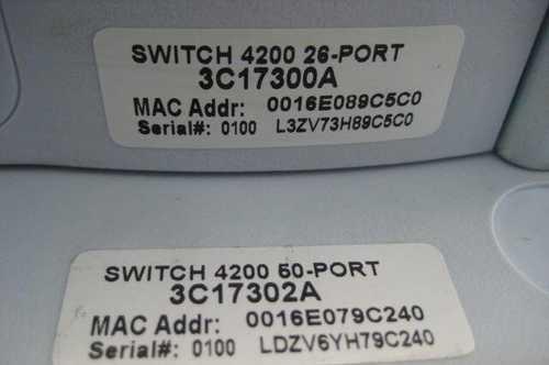 Коммутаторы Switch 3COM 3C17302A/3C17300A