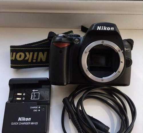 Зеркальный фотоапарат Nikon D40