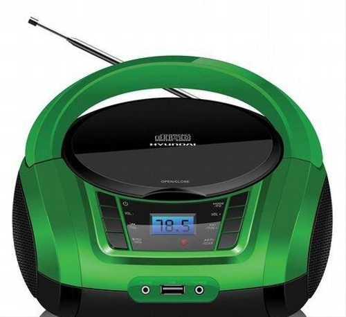 Магнитола Hyundai H-PCD360 (Цвет: Black/Green)