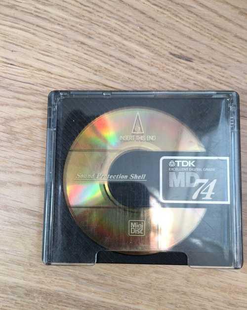 Минидиск minidisc tdk md 74