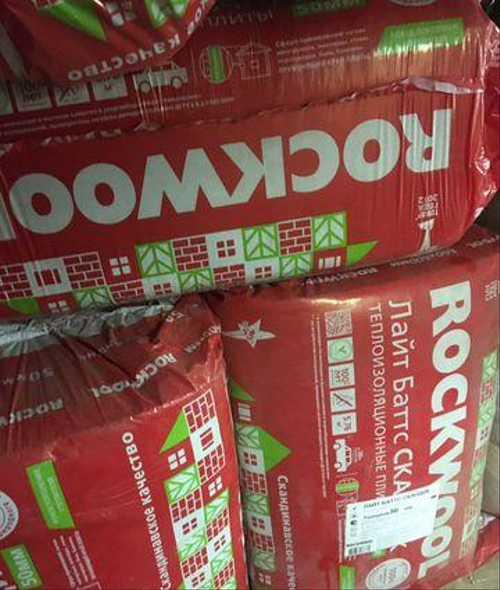 Утеплитель rockwool lite баттс скандик