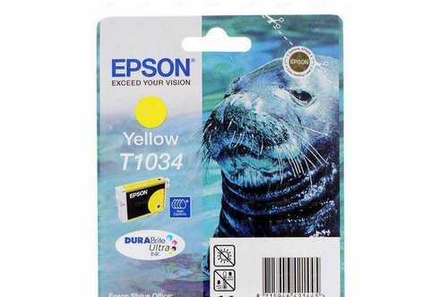 Картридж epson T1034 желтый