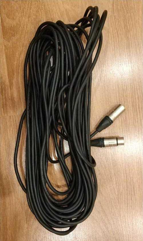 Кабель XLR - XLR 25 метров