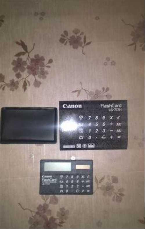 Калькулятор Canon Flash Сard LS 717 H. 2018 год
