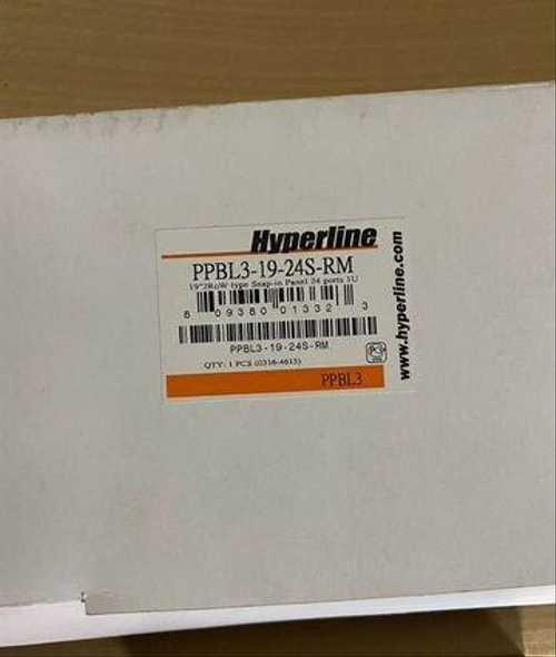 Hyperline ppbl3-19-24s-rm модульная патч-панель