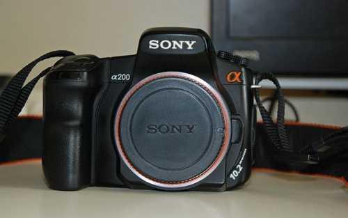 Фотоаппарат sony a200 body