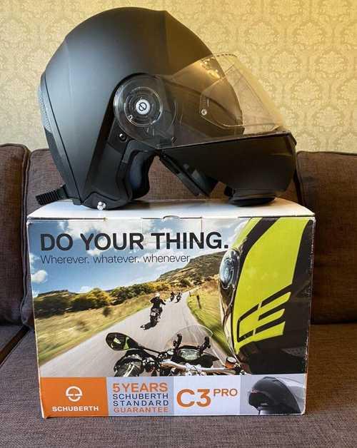 Мотошлем модуляр Schuberth C3 PRO Black-Matt