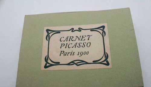Пабло Пикассо Carnet Picasso Paris 1900 альбом RAR