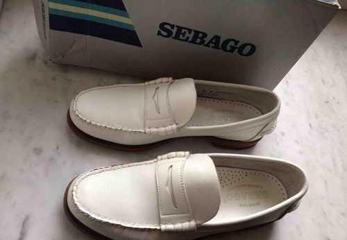 Лоферы Sebago 42/43 кожаные сайдеры туфли новые