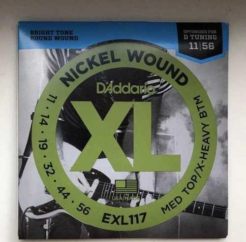 Струны D'Addario XL (USA) EXL117
