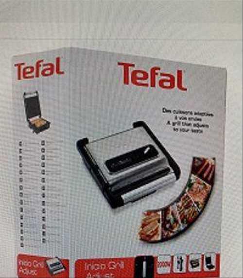Гриль Tefal inicio 2 GC242D38 серебристый