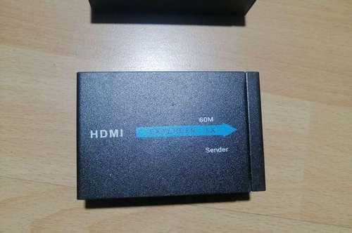 Активный hdmi удлинитель по витой паре 5e/6 568B F