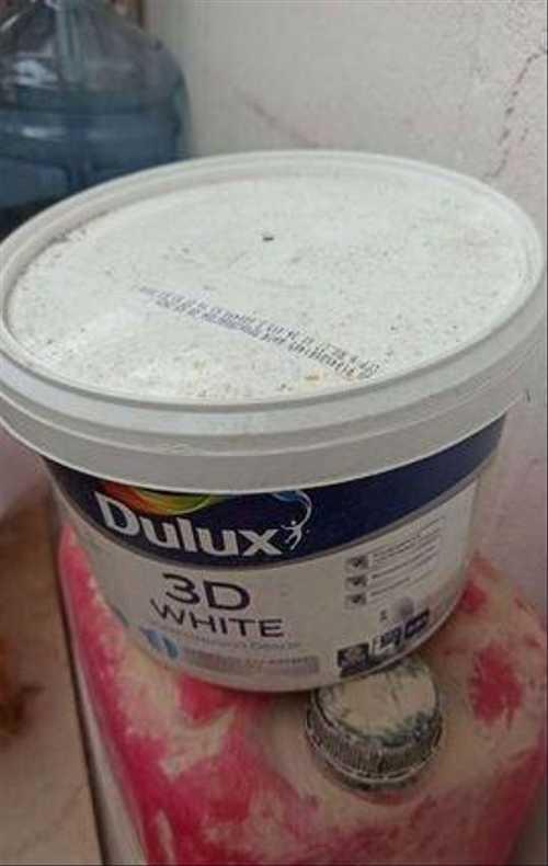 Краска белая 3D Dulux для внутренних работ
