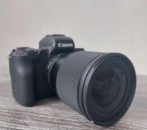 Canon m50 + sigma 16mm