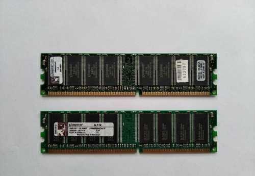 1GB DDR1 400MHz (две планки по 1 гб DDR)