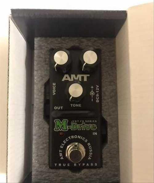 AMT M-drive mini - Гитарная Педаль Distortion