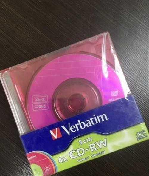 Оптический диск CD-RW verbatim 210мб 2-4x
