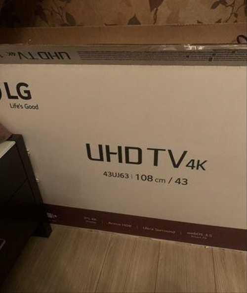 Телевизор LG und tv 4k 43uj63