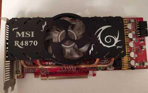 Видеокарта Radeon HD 4870 1GB gddr5